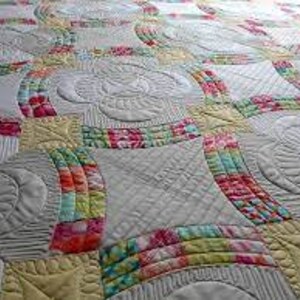 Sew Kind of Wonderful Metro Hoops Quilt Pattern Finished Size 60"x75 ...