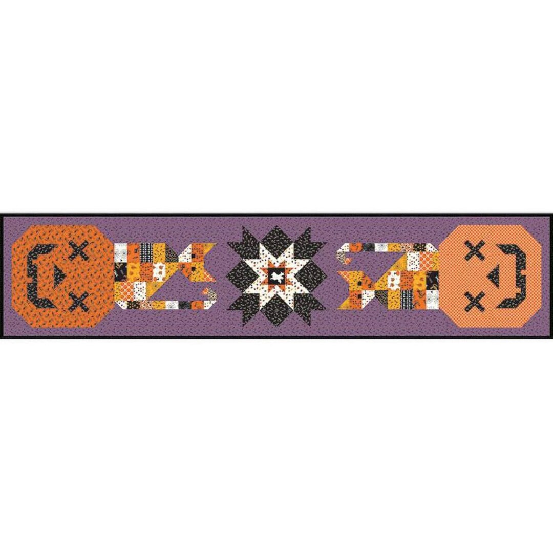 Riley Blake Calico Cats & Jacks Table Runner Kit Featuring Sandy ...