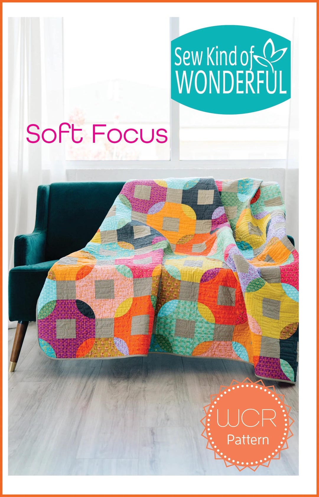Sew Kind of Wonderful Soft Focus Quilt Pattern Finished Size: 67"x67 ...