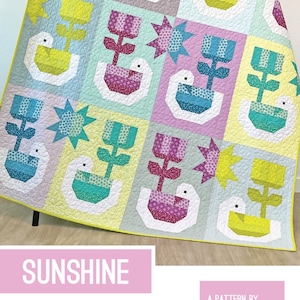 Elizabeth Hartman Sunshine Quilt Pattern (2 Size Variations per Pattern) - Etsy