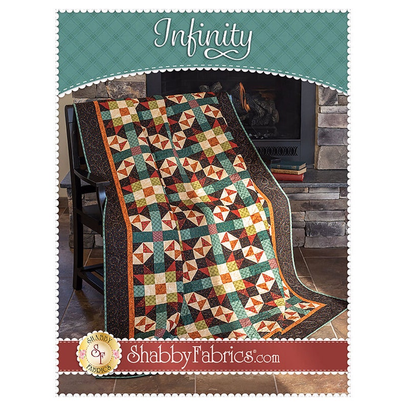 Shabby Fabrics Infinity Quilt Pattern Finished Size: - Etsy