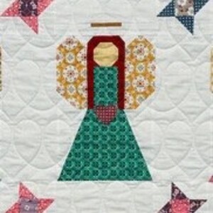 Easy Piecy Quilts Guardian Angles Quilt Pattern Finished Size: - Etsy