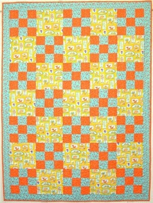 Fabric Cafe Nine Plus One Quilt Pattern uses Only 3YDS of - Etsy
