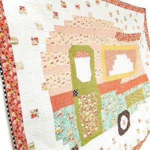 Flamingo Toes Happy Camper Quilt Pattern Finished Size: 86"x70" - Etsy