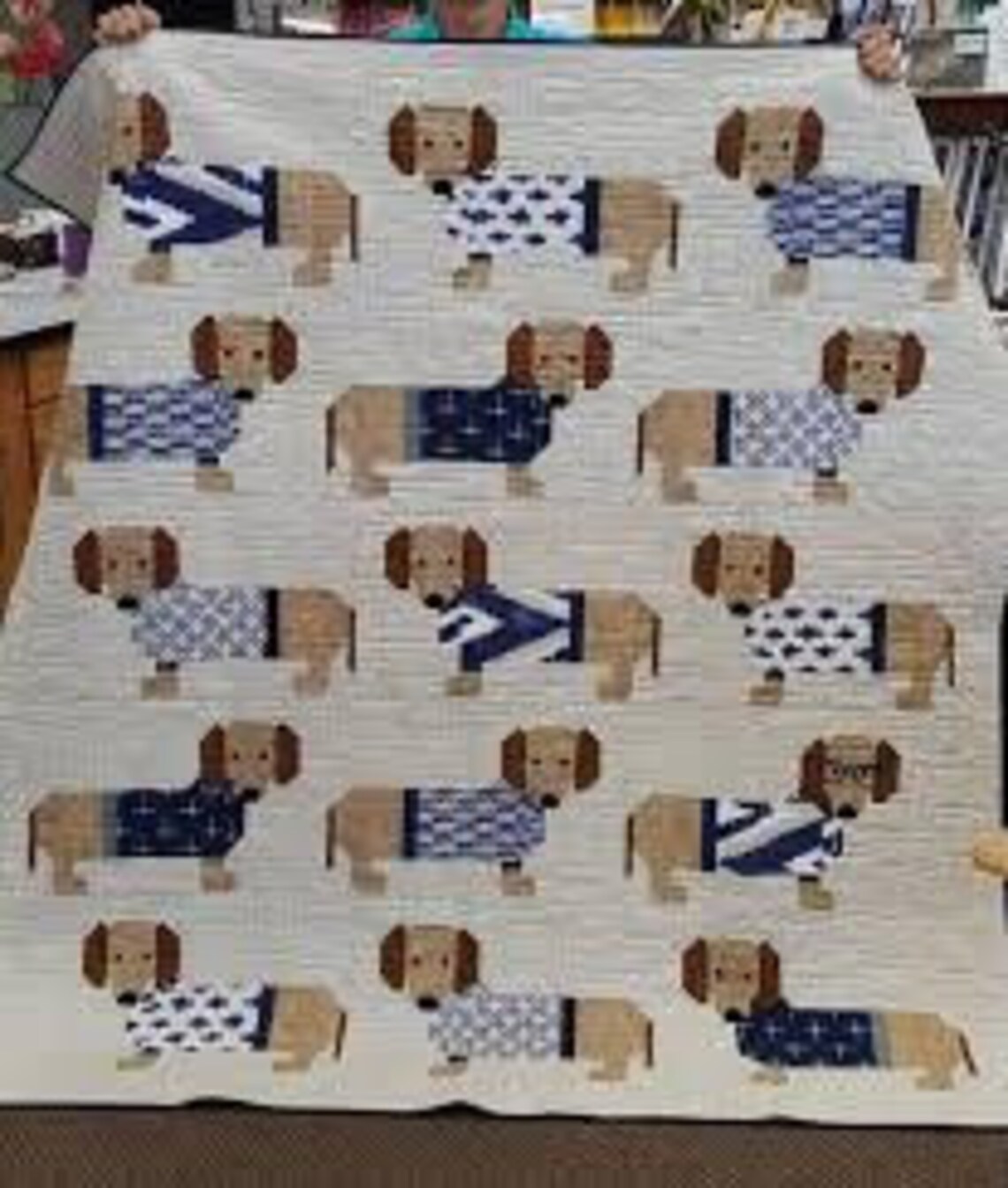 Elizabeth Hartman Dogs in Sweaters Pattern includes 3 Sizes - Etsy