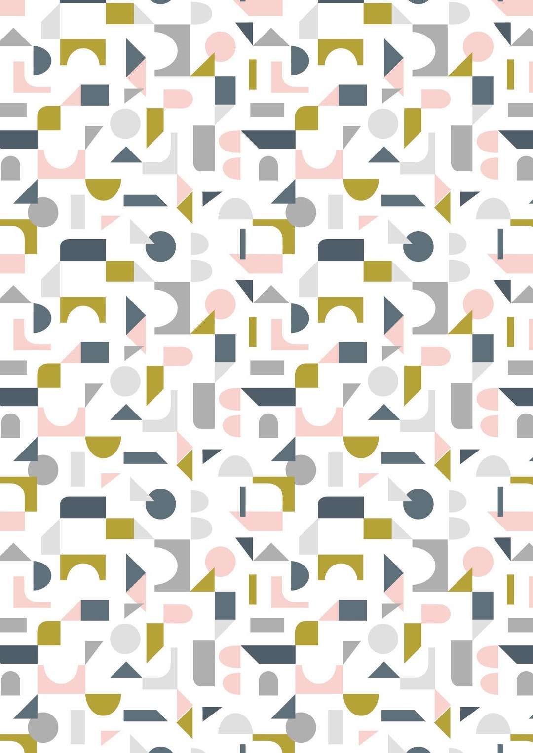 LAST BOLT!! Lewis & Irene Forme Fabric Collection Scattered Geometric ...