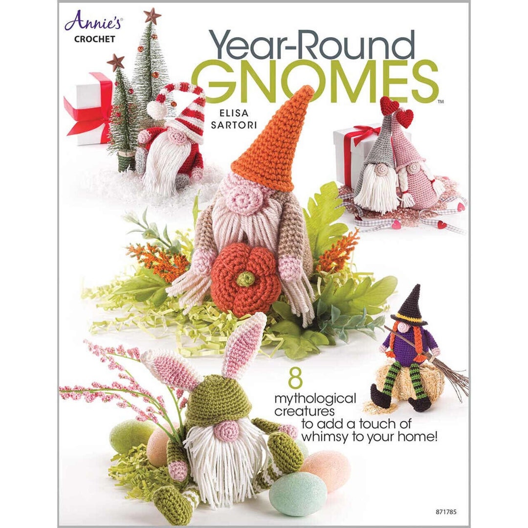 Annie's Crochet Year-round Gnomes Crochet Pattern Book (8 Mythological ...