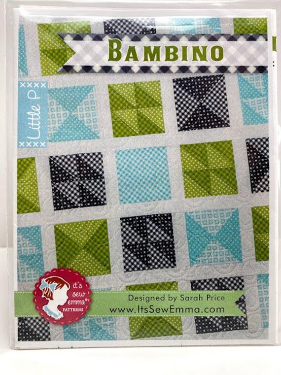 Its Sew Emma Bambino Quilt Pattern Finished Size 39.5x39.5 - Etsy