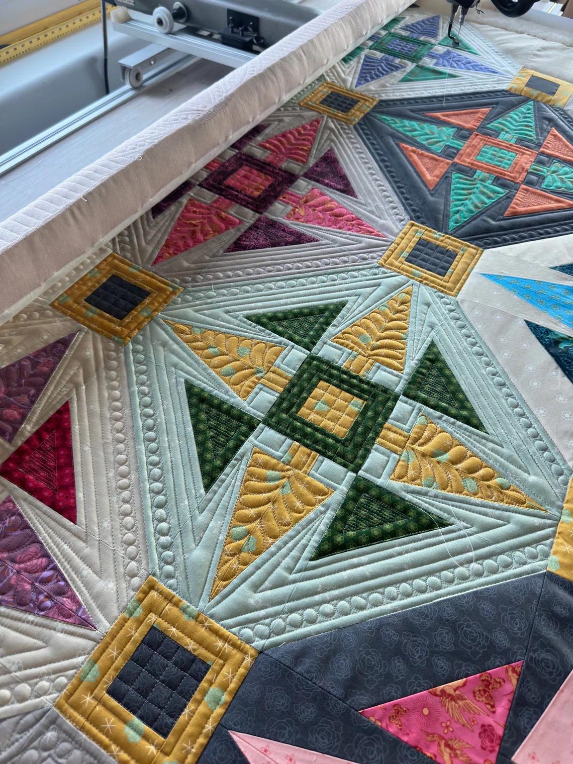 Sew Kind of Wonderful Compass Quilt Pattern #478 Finished Size 59”x59 ...
