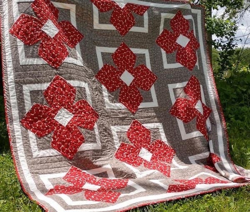Rachel Rossi Trellis Twist Quilt Pattern (5 Size Variations per Pattern ...