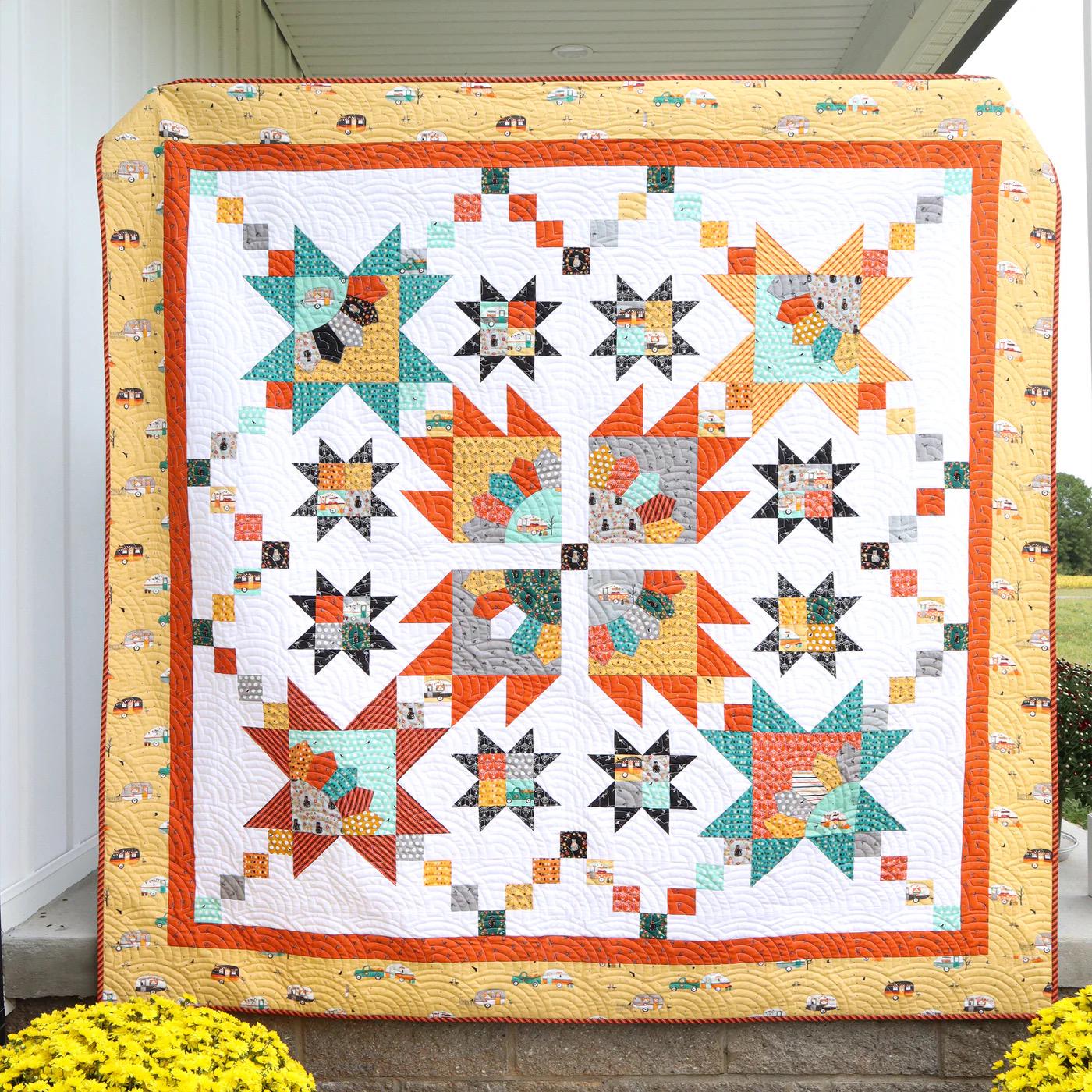 Flamingo Toes Apple Cider Quilt Pattern Finished Size: 72"x72" - Etsy