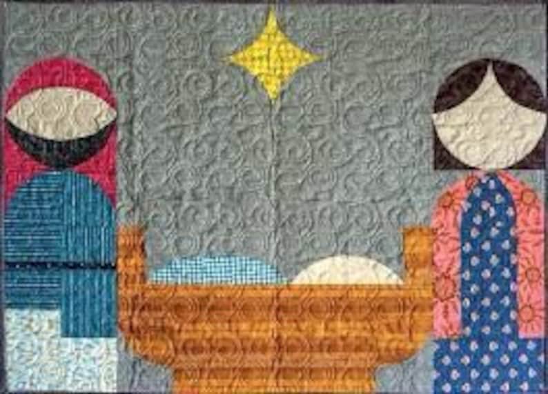 Sew Kind of Wonderful Starry Night Nativity Quilt Pattern #458 - 8 ...