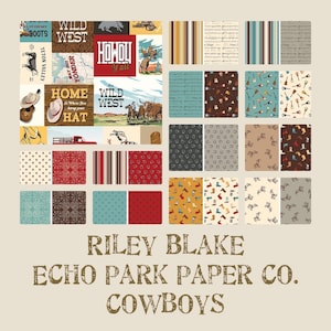 PREORDER Riley Blake Cowboys Country Song Quilt Kit Featuring Echo Park ...