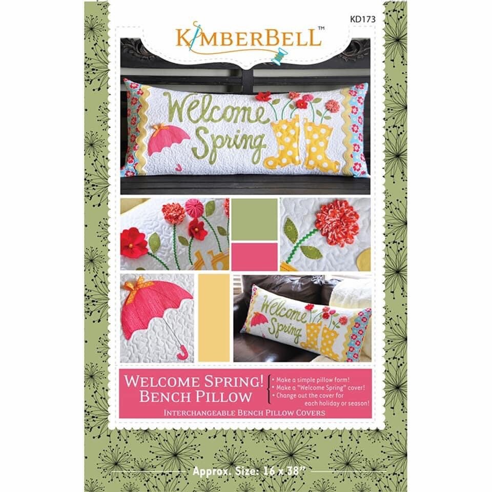 RETIRED!! Kimberbell Welcome Spring Bench Pillow Collection (optional ...