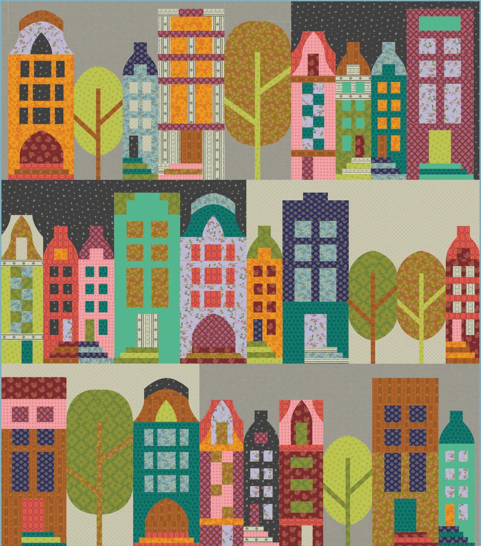 Sew Kind of Wonderful Park Place Quilt Pattern #490 Finished Size: 55 ...