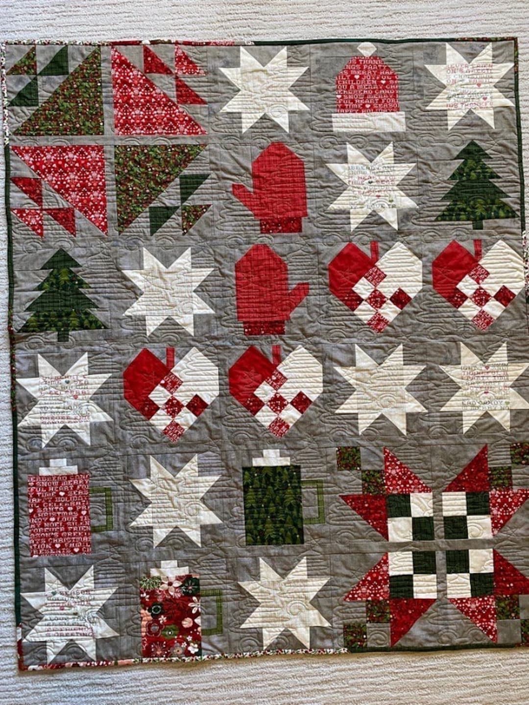 Poorhouse Quilt Designs Wintry Mix Quilt Pattern: Holiday Winter Blocks ...