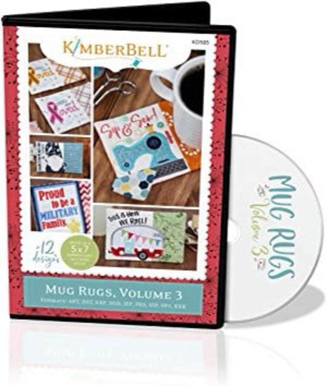 Kimberbell Holiday & Seasonal Mug Rugs Volume III Machine Embroidery CD ...