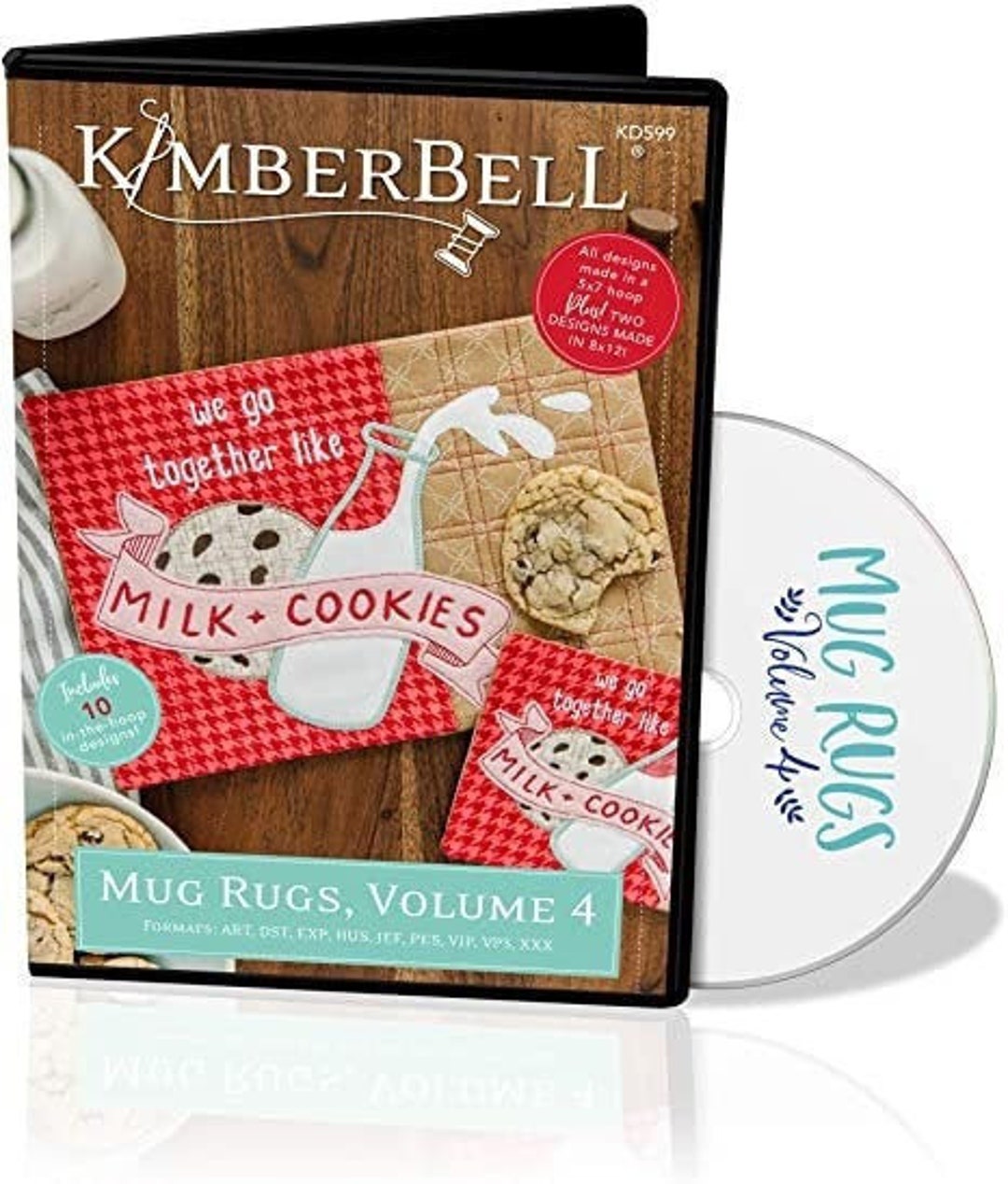 Kimberbell Holiday & Seasonal Mug Rugs Volume IIII Machine Embroidery ...