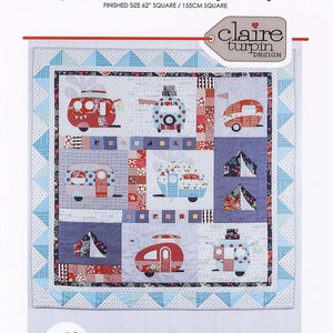 Claire Turpin Vantastic Appliqué Quilt Pattern Finished Size: 62 ...