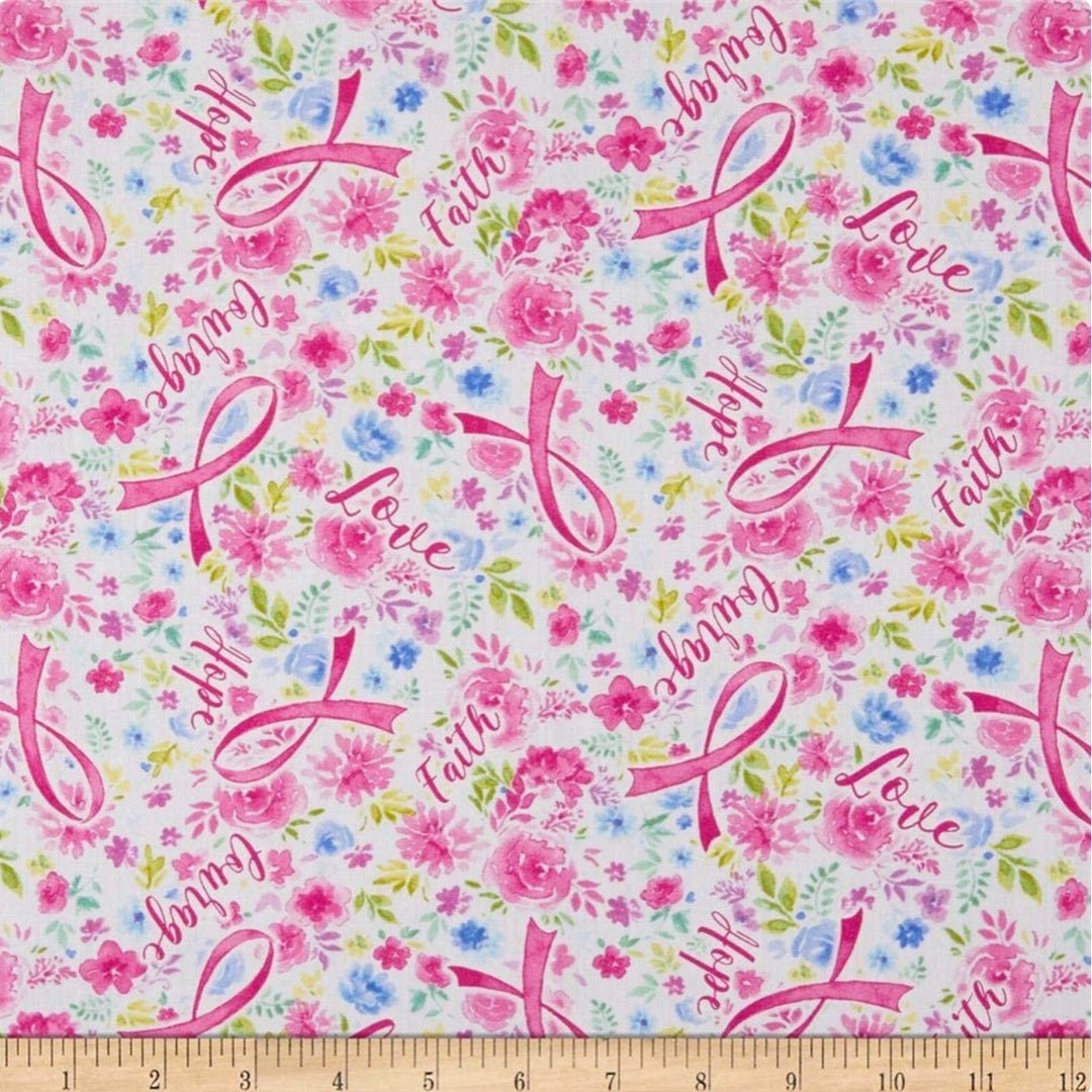 Timeless Treasure Breast Cancer Awareness Fabric Collection Breast ...