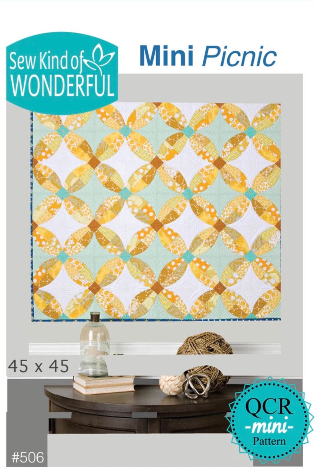 Sew Kind of Wonderful Mini Picnic Quilt Pattern Finished Size 45"x45 ...