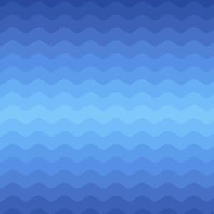 Lewis & Irene Moontide Fabric Collection Digital Print Ombre Waves on ...