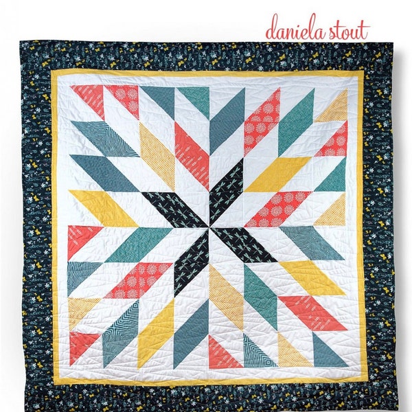 Giant Star Quilt Pattern - Etsy