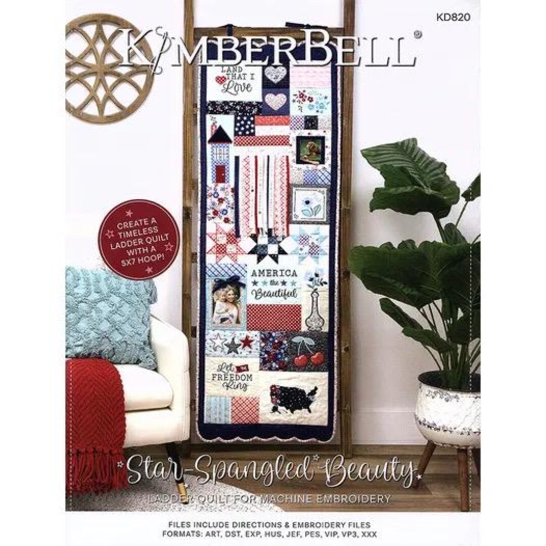 Kimberbell Star Spangled Beauty Ladder Quilt Collection (options ...