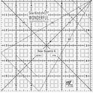 Sew Kind of Wonderful Quick Sew Square Rulers (6”, 8”, 10” Sold ...