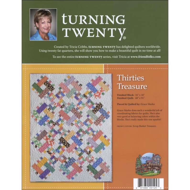 Tricia Cribbs Turning Twenty Hope Chest Treasures Quilt Pattern Book ...