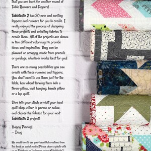 Doug Leko Antler Quilt Designs Tabletastic! 2 Pattern Book (20 Patterns ...