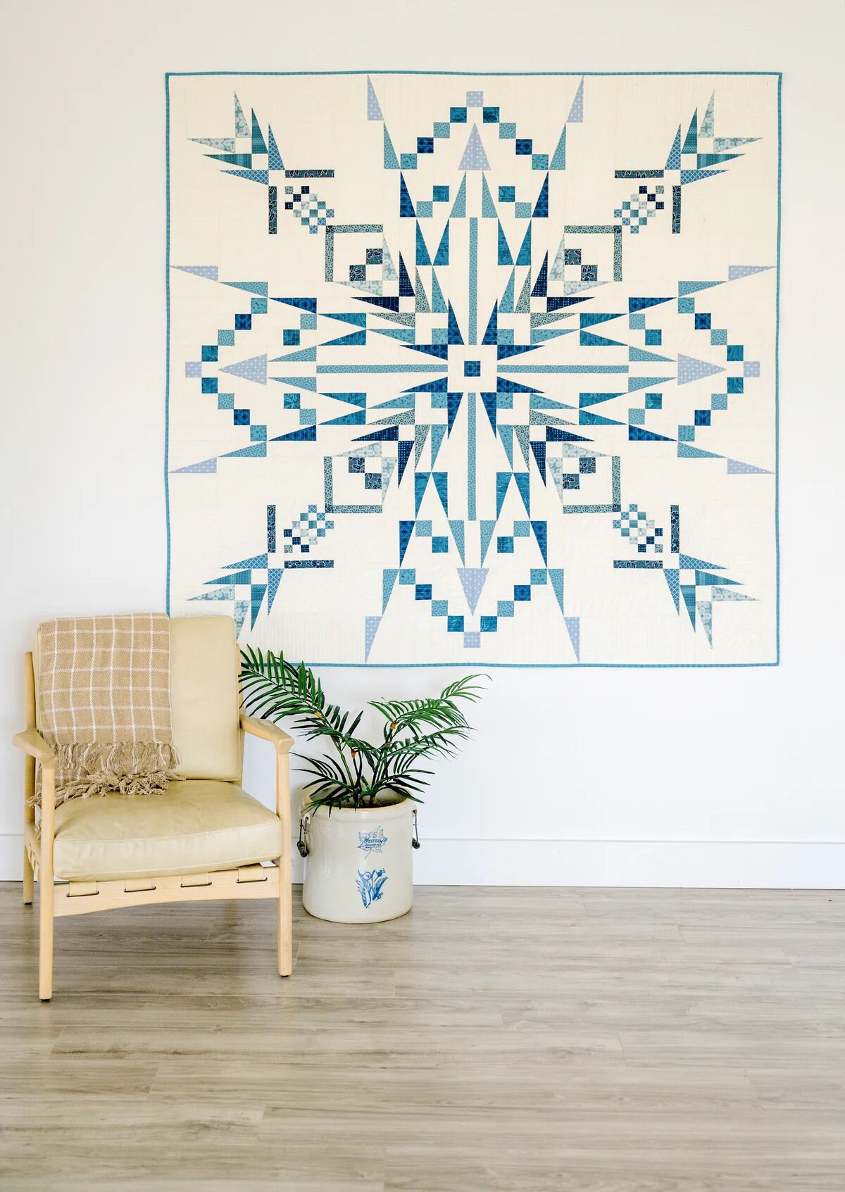Sew Kind of Wonderful Northern Lights Quilt Pattern #484 Finished Size ...