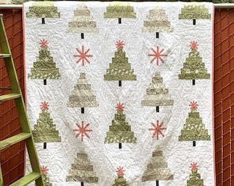 STARLIGHT TREE FARM Quilt Pattern-holiday Quilt Pattern-cotton - Etsy