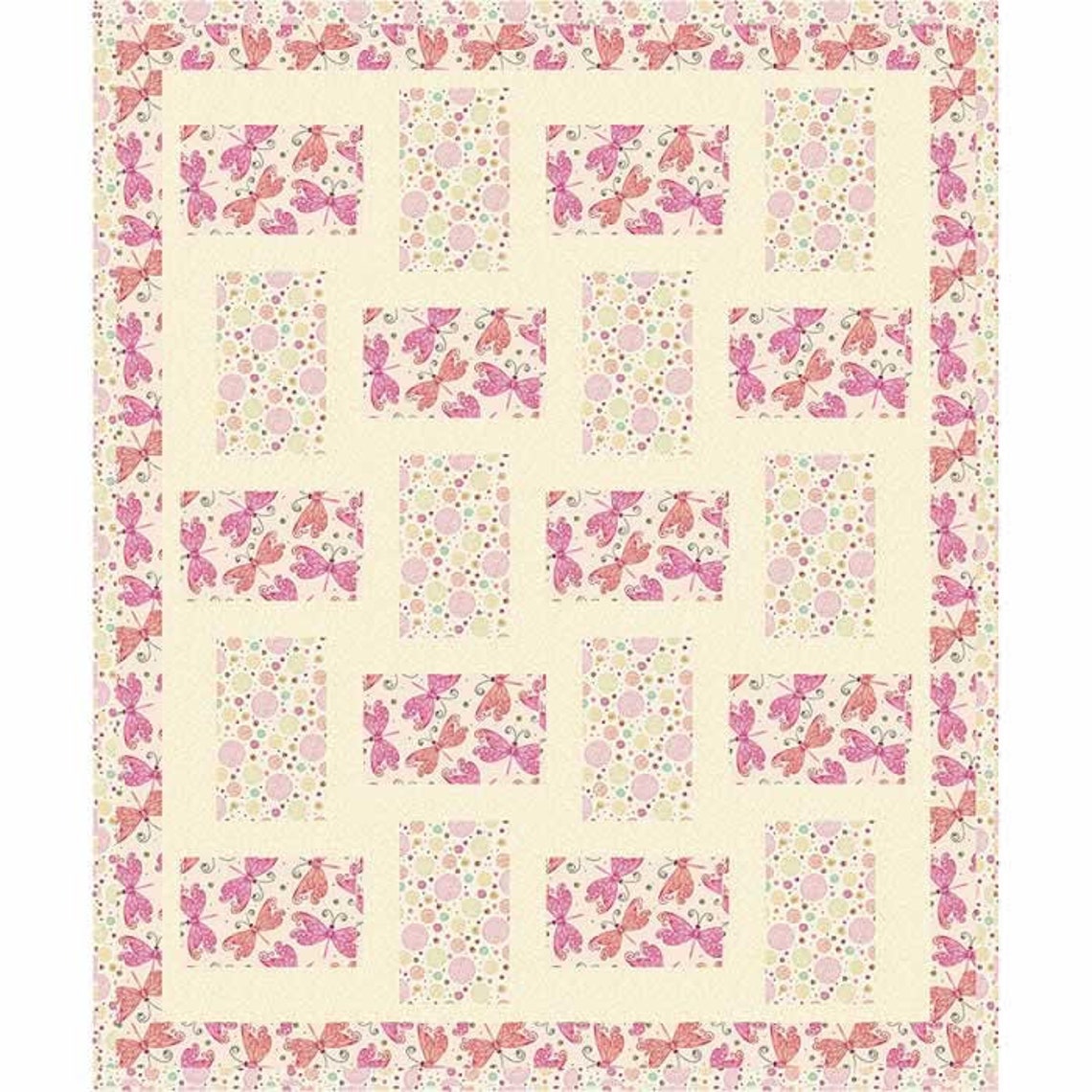 Fabric Cafe Brick Street Quilt Pattern uses Only 3YDS of - Etsy