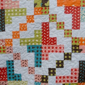 Meadow Mist Designs on a "jelly" Roll Quilt Pattern - 3 Size Variations ...