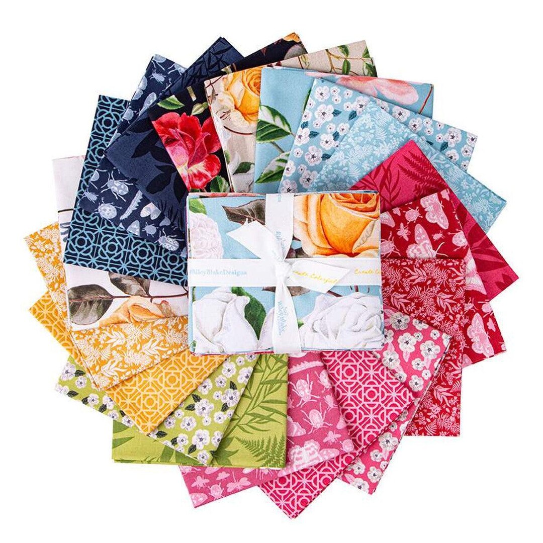 Riley Blake Floral Gardens Fabric Collection 19 Fat Quarter Bundle - Etsy