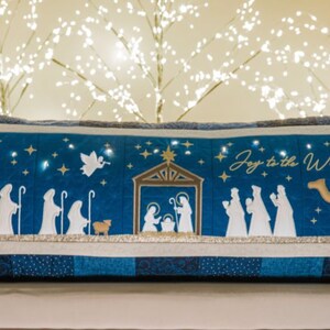 Kimberbell Nativity Bench Pillow Collection (machine Embroidery CD ...