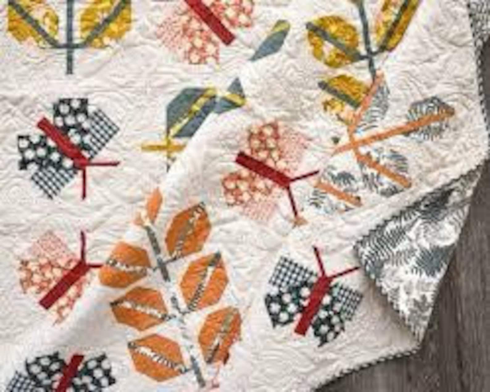 Pen + Paper Patterns Oak Moth Quilt Pattern (optional Fineline Glue Tip ...