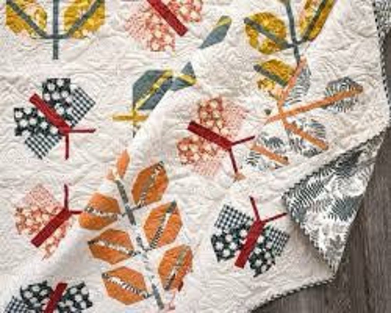 Pen + Paper Patterns Oak Moth Quilt Pattern (optional Fineline Glue Tip ...