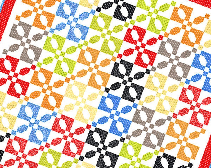 Bound Company Letra Quilt Pattern Finished Size: 44” X 56” - Etsy