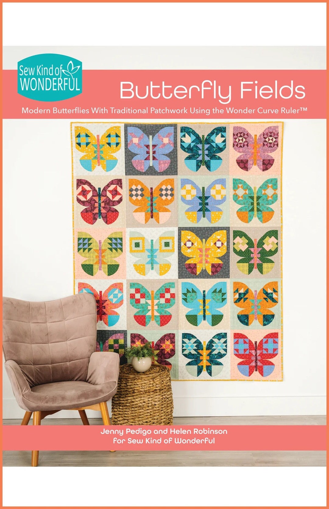 Sew Kind of Wonderful Butterfly Fields Quilt Pattern Book - Softcover ...