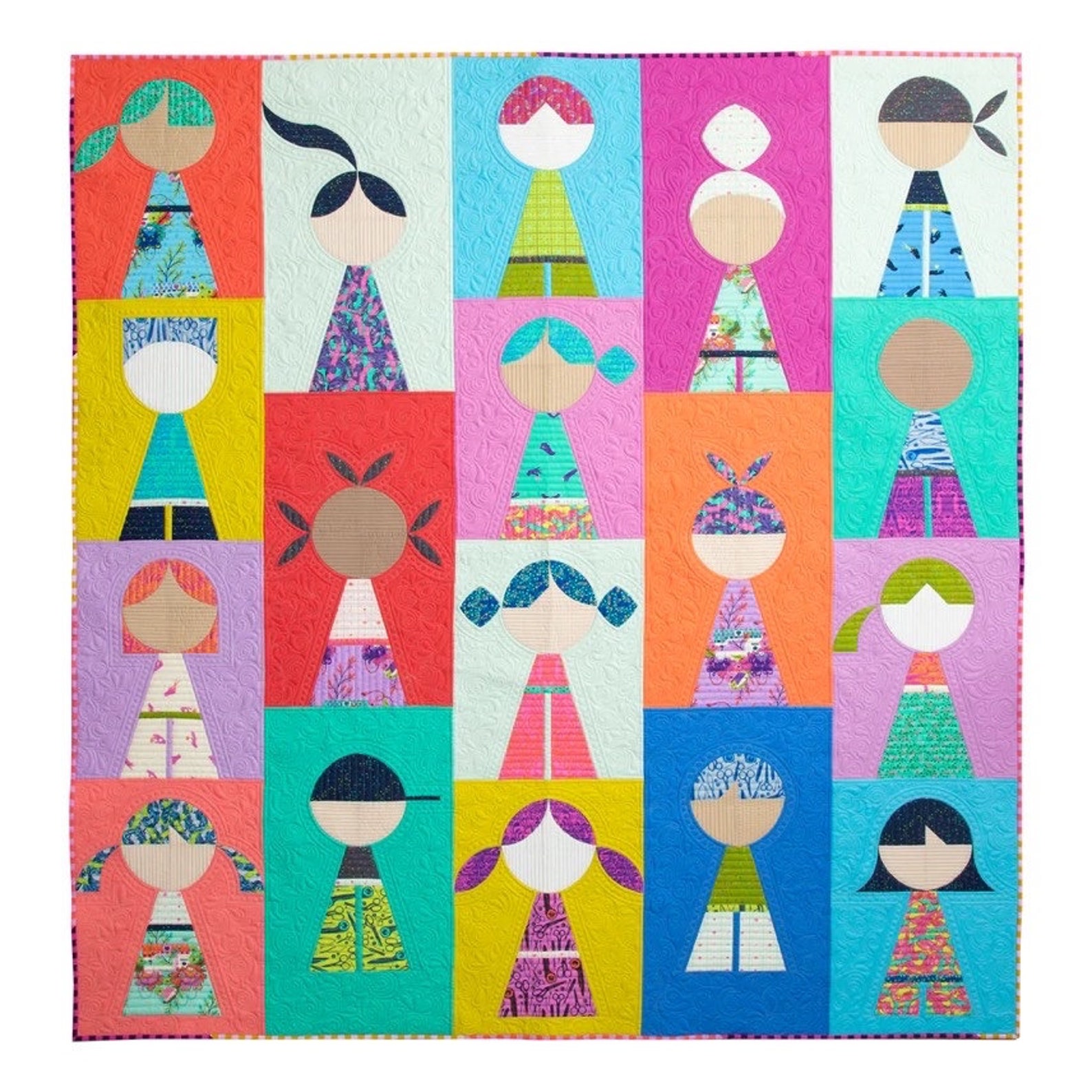 Sew Kind of Wonderful Happy Together Quilt Pattern #445 Finished Size ...