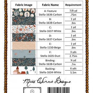 Miss Winnie Designs Star Struck Quilt Pattern Finished Size: 72"x96" - Etsy