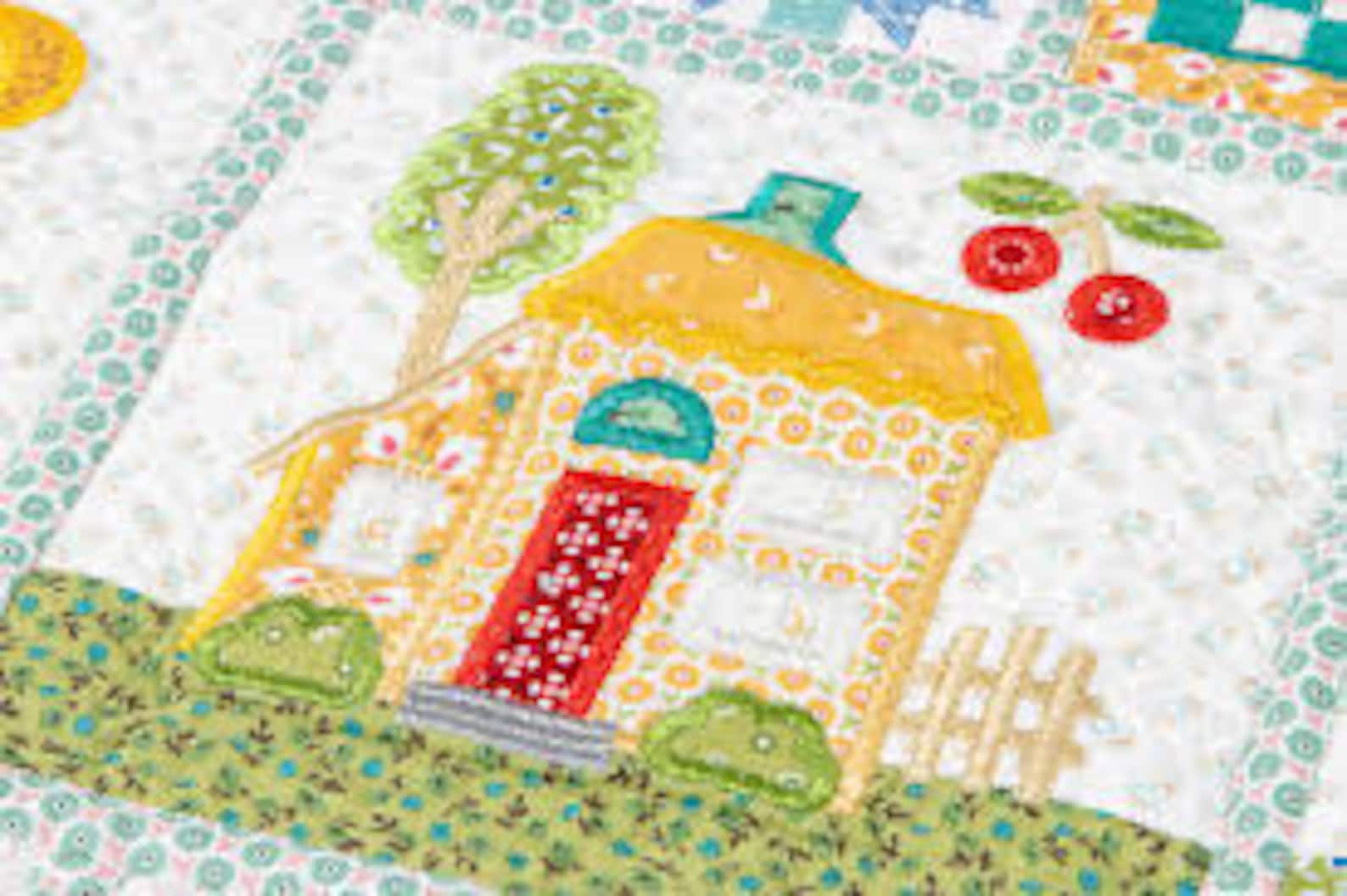 Riley Blake Lori Holt Home Town Machine Embroidery Quilt Projects ...