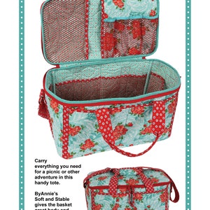Byannie Picnic in the Park Tote Pattern Finished Size: 9x16x8.5 - Etsy