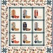 Pen Paper Patterns Folk Blooms Quilt Kit Featuring Paintbrush Studios ...
