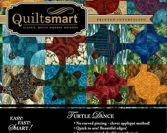 Quiltsmart 58 Lone Star Quilt Printed Interfacing Pack 3 Size ...