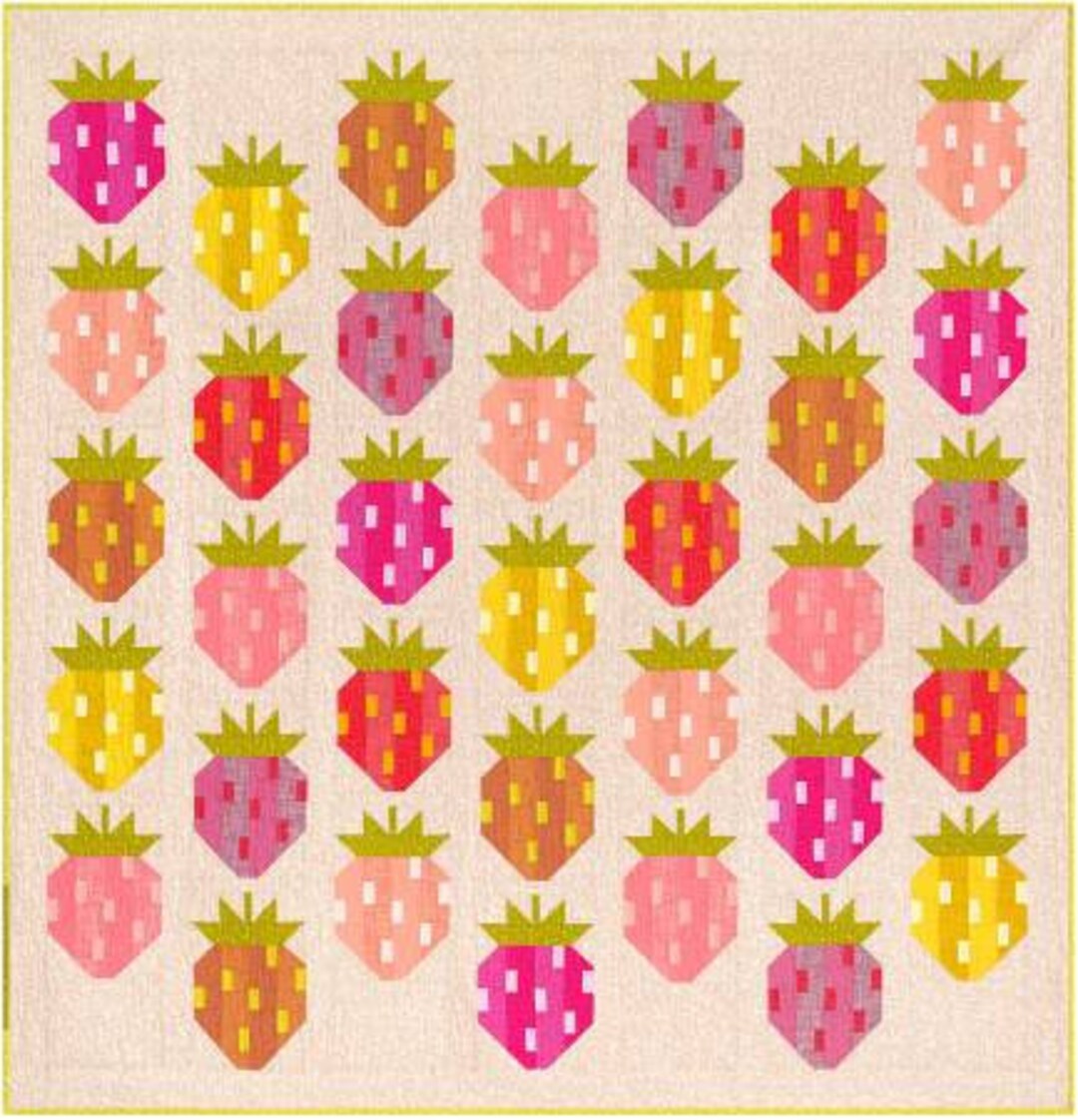 Elizabeth Hartman Berry Season Quilt Kit Featuring Robert Kaufman ...