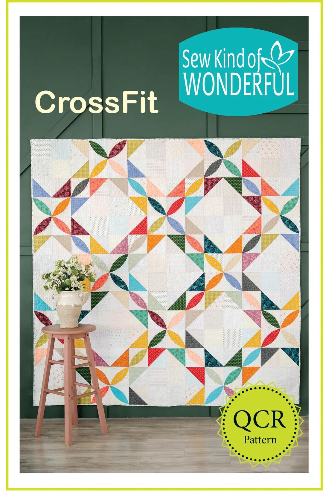 Sew Kind of Wonderful Crossfit Quilt Pattern #494 Finished Size: 77"x77 ...