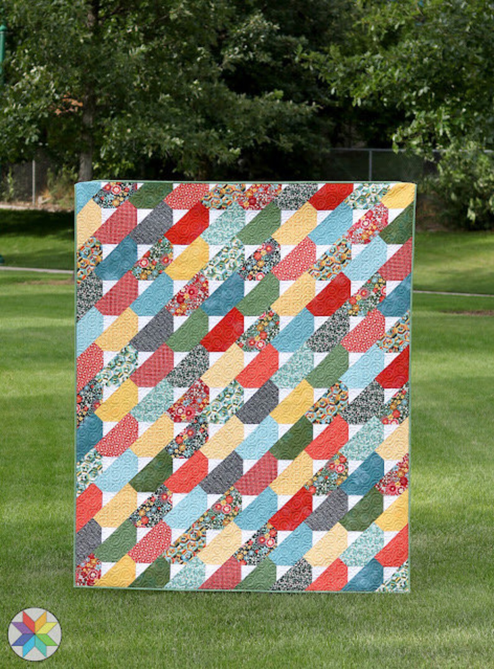 A Bright Corner Top Notch Quilt Pattern 4 Size Variations per - Etsy